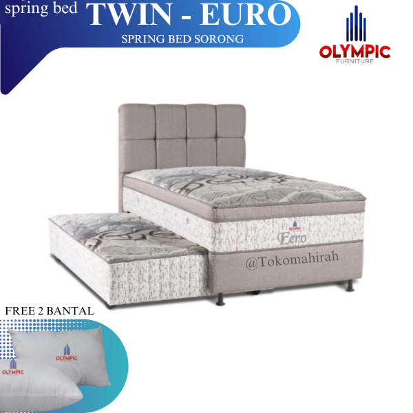 Jual SPRING BED OLYMPIC 2 in 1 PLUSTOP atau KASUR SPRING BED SORONG ...