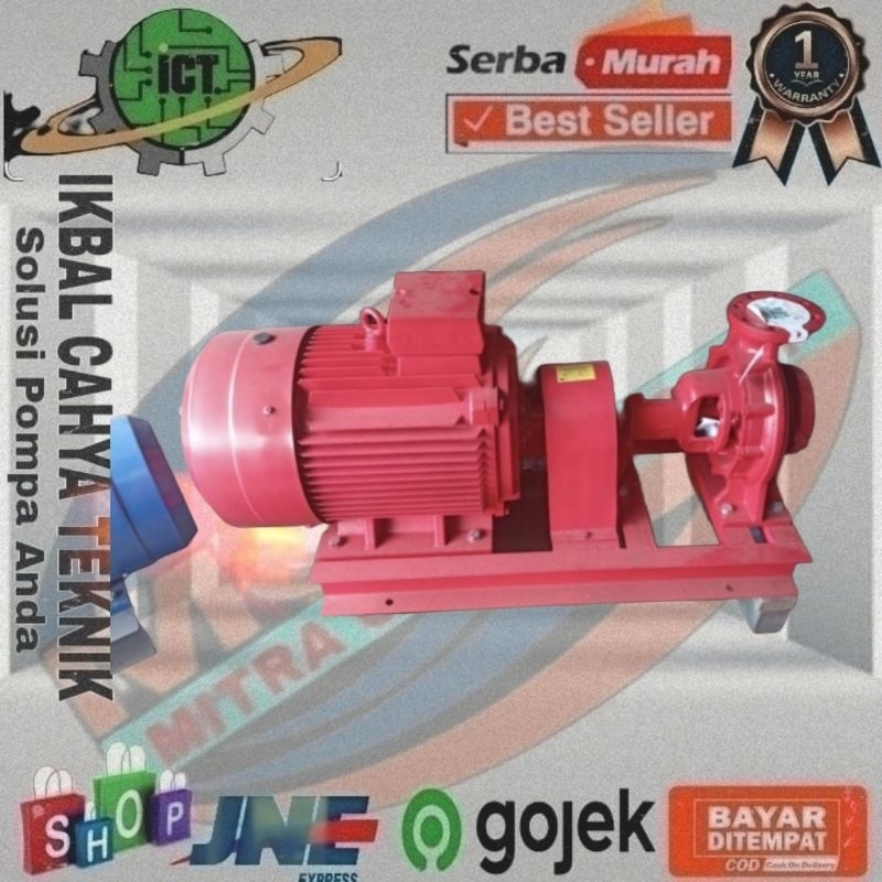 Jual Pompa Transper EBARA 100x80 FSJA + motor dianamo 45kw 60HP 380V | Shopee Indonesia