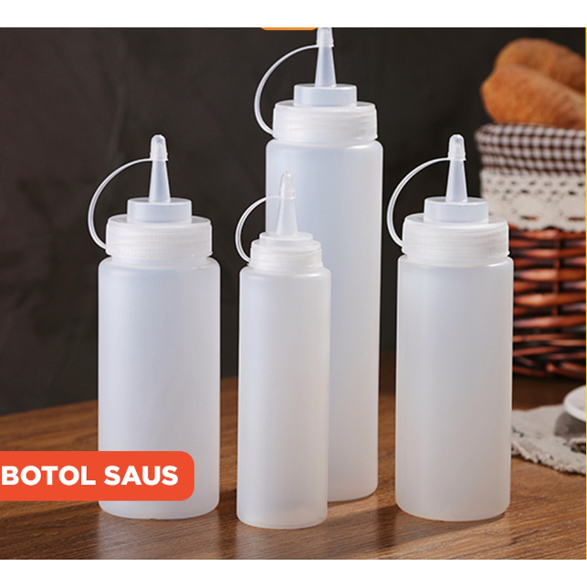 Jual Botol Saus / Botol Sauce Mayonaise / Botol Kecap / Botol Cuka ...