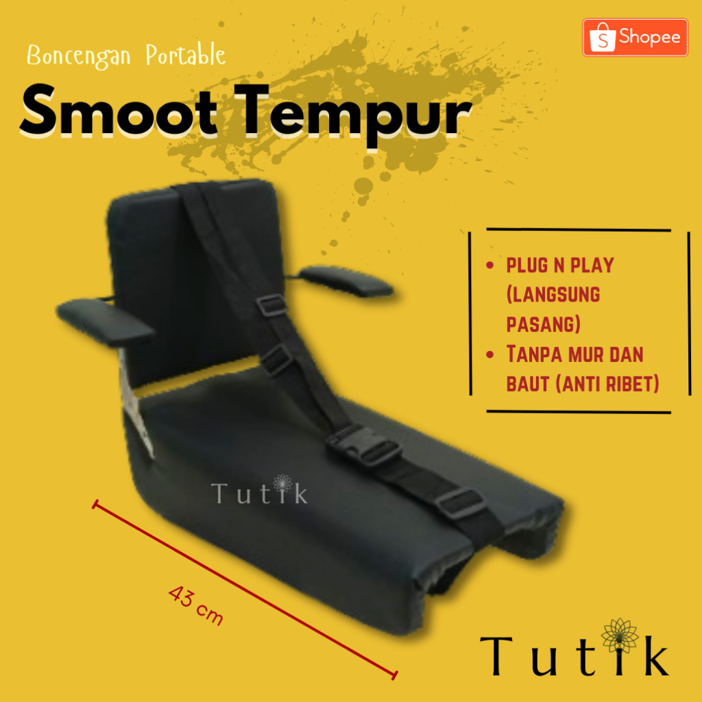 Jual Jok Boncengan Anak Portable SMOOT TEMPUR / Kursi Boncengan Khusus ...