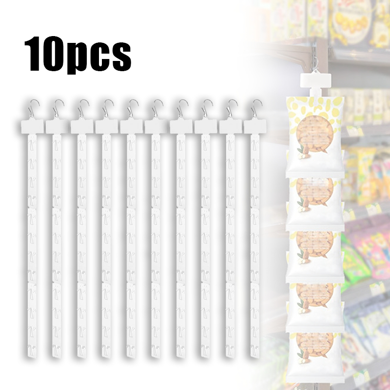 Jual 10pcs Clip Strip Display Makanan 62.5cm Snack Hanging Strip ...