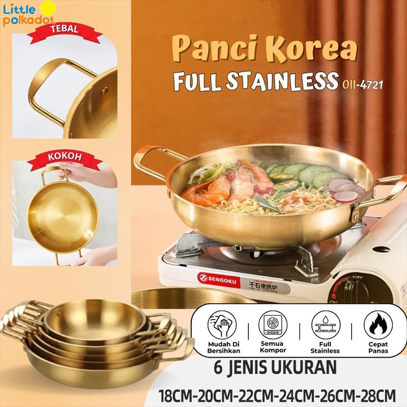 Jual BMW Premium Panci Ramen Korea 【Stainless 304】20CM 22CM 24CM 26CM ...
