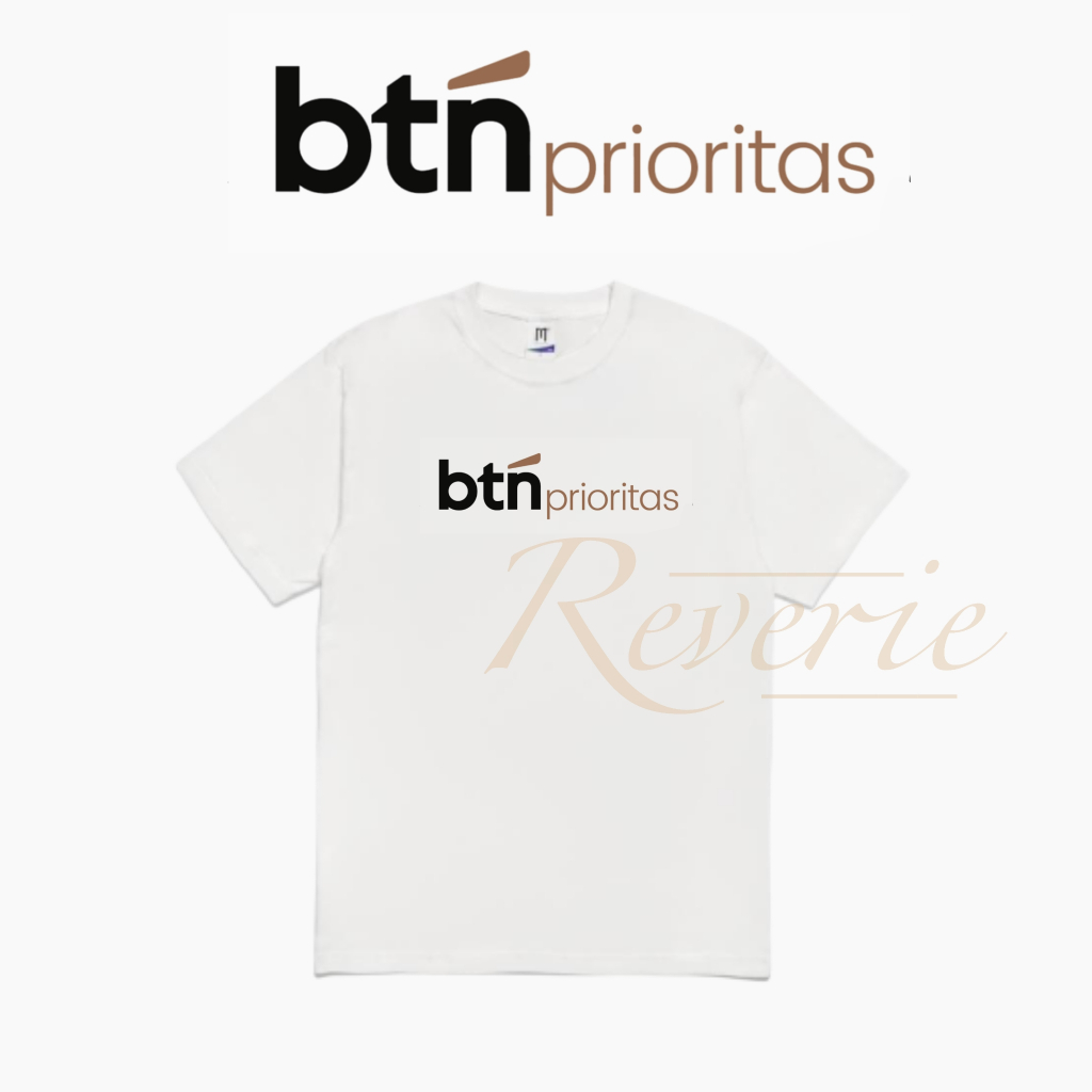 Jual TSHIRT KAOS BTN PRIORITAS BAJU SERAGAM STAFF KARYAWAN BANK ...