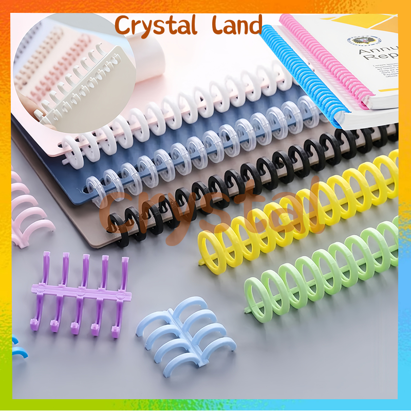 Jual Ring Binder Plastik Spiral 30 Lubang Diy / A4/ B5/ A5 Spiral 30 ...