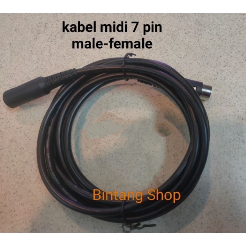 Jual custom kabel mic delegate Philips Bosch toa 7 pin male to female ...