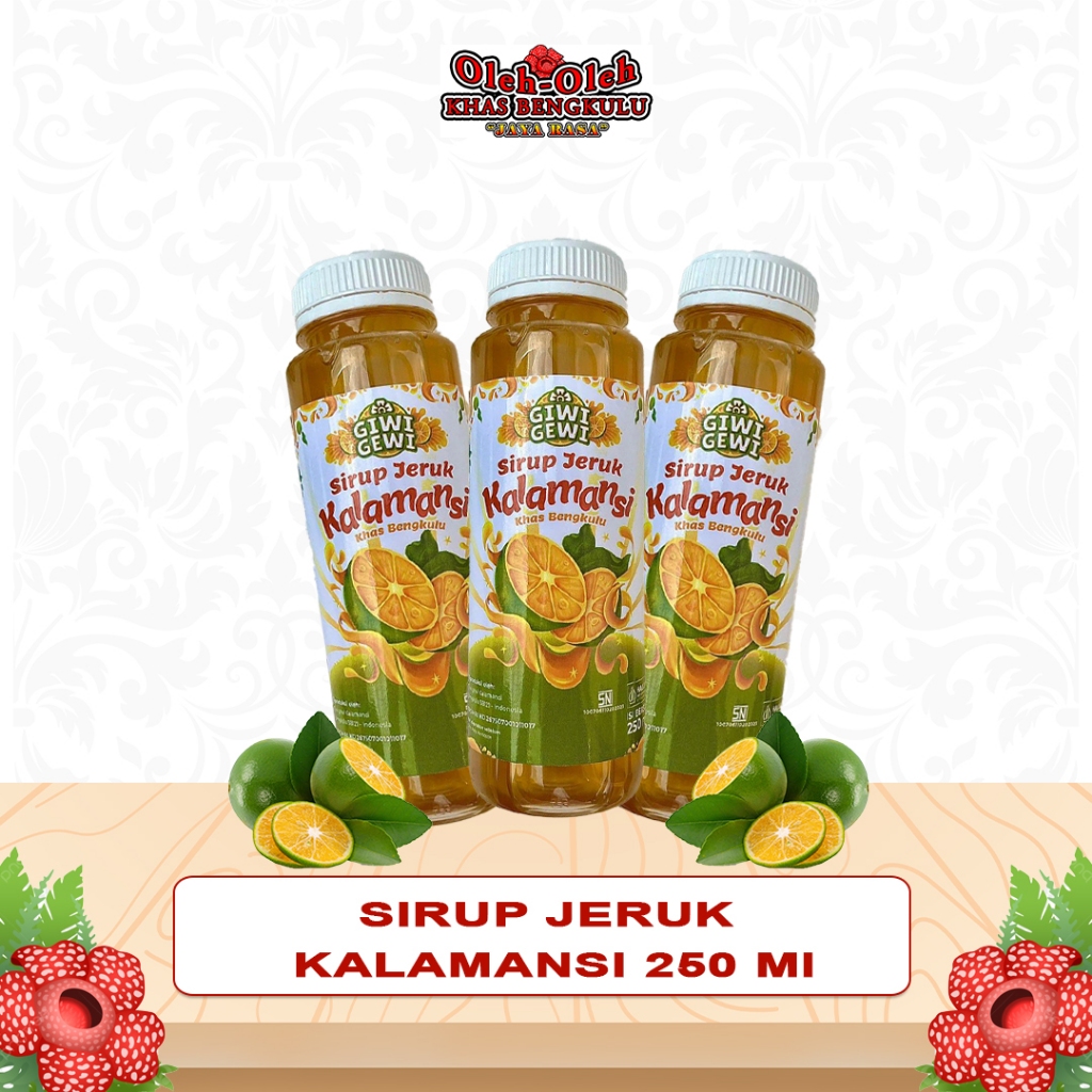 Jual Sirup Kalamansi 250 ml / Sirup kalamansi Asli Bengkulu / Sirup ...