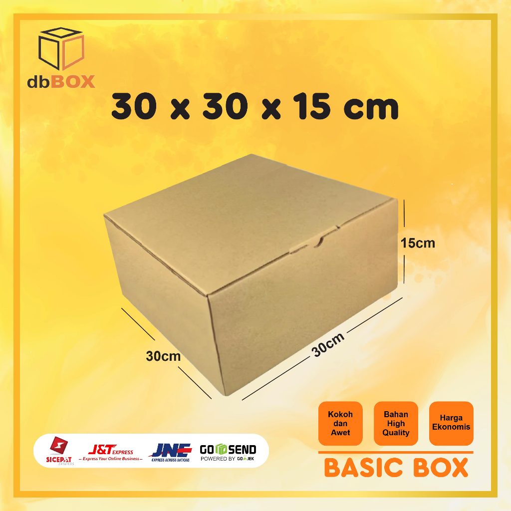 Jual Kardus 30x30x15 cm --Die Cut dan easy usage-- | Shopee Indonesia