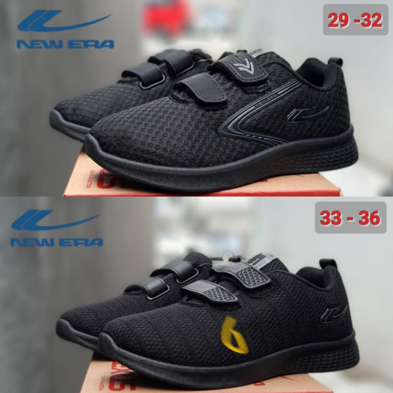 Jual Sepatu sekolah anak SD Sepatu Sekolah Full Hitam Sepatu sekolah ...