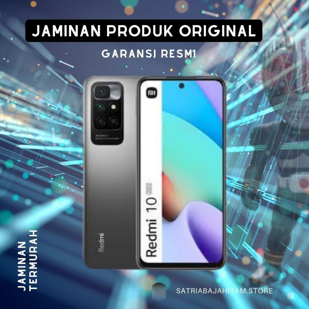 Jual XIAOMI REDMI 10 2022 RAM 4+64 6+128GB GARANSI RESMI | Shopee Indonesia