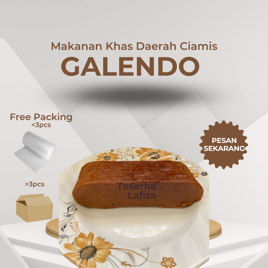 Jual Makanan Khas Daerah Ciamis Galendo 500g - Cemilan Legendaris ...