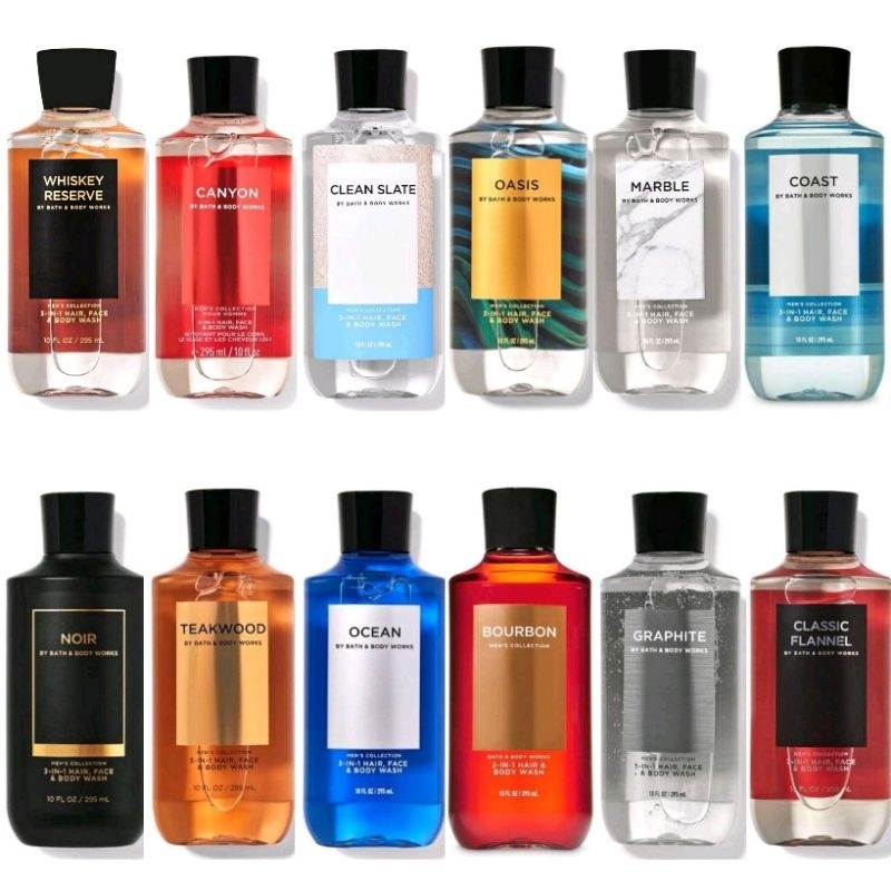 Jual BBW Bath and Body Works 2 in 1 HAIR & BODYWASH FOR MEN COLLECTION ...