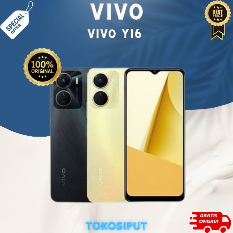 Jual Vivo Y16 4/64 4/128 GB Garansi Resmi Vivo | Shopee Indonesia