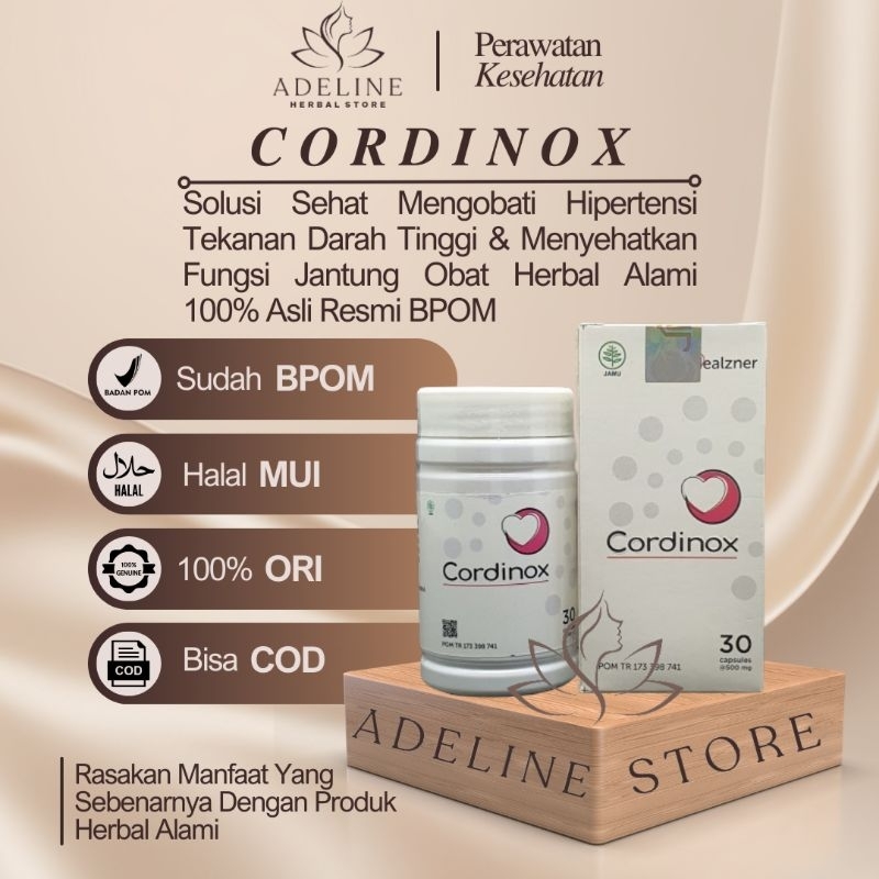 Jual Cordinox Asli Original Obat Herbal Hipertensi Darah Tinggi ...