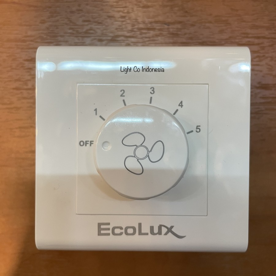 Jual Dimmer Fan Ecolux / wall Controller ceiling fan ecolux / dimer fan ...