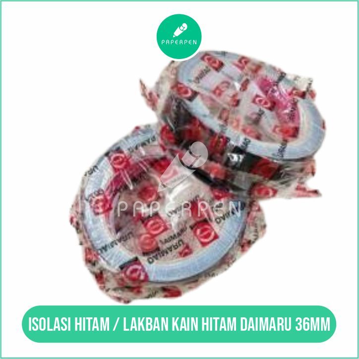 Jual Isolasi Hitam / Lakban Kain Hitam Daimaru 36Mm | Shopee Indonesia
