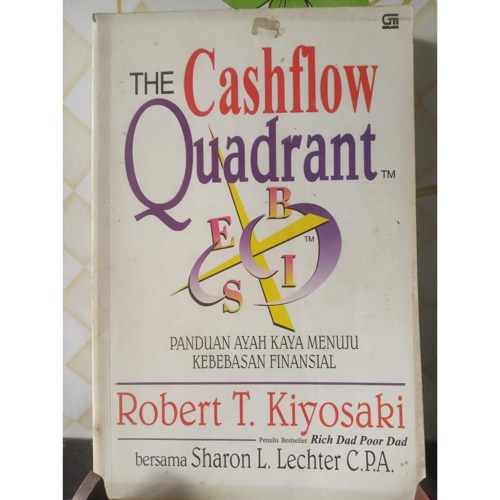 Jual Buku The Cashflow Quadrant Karya Robert T Kiyosaki Shopee Indonesia