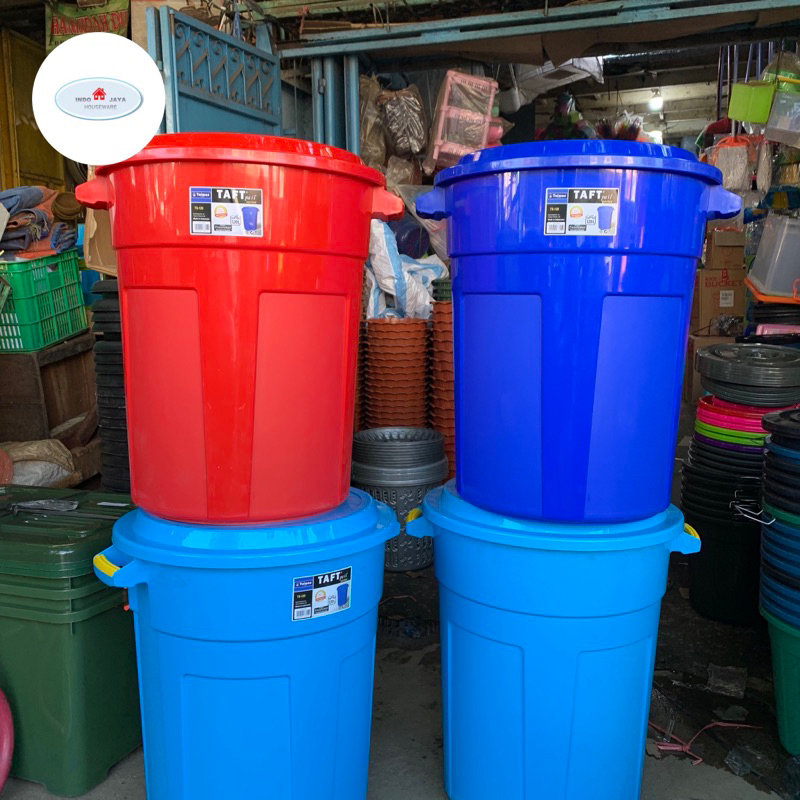Jual EMBER 120liter tutup taiwan / ember besar warna / tong jumbo ...