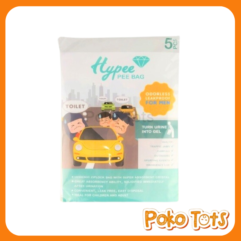 Jual Hypee Pee Bag isi 5 Kantong Pipis Gel For Men WHS | Shopee Indonesia