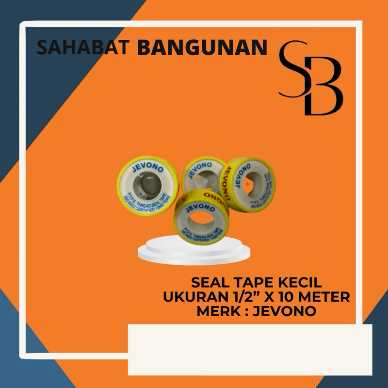 Jual Seal tape 1/2" x 10 meter siltip sealtape isolasi keran solatip ...