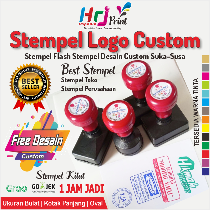 Jual Cetak Stempel Logo | Cetak Stempel Toko | Cetak Stempel Perusahaan ...