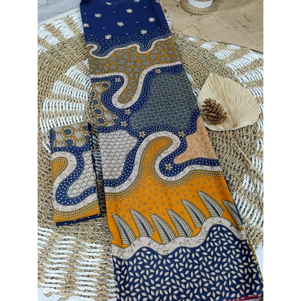 Jual (Grosir Kain Batik Pekalongan) Bisa COD / Kain Batik Meteran Murah / Motif Meniran / 2x1 ...