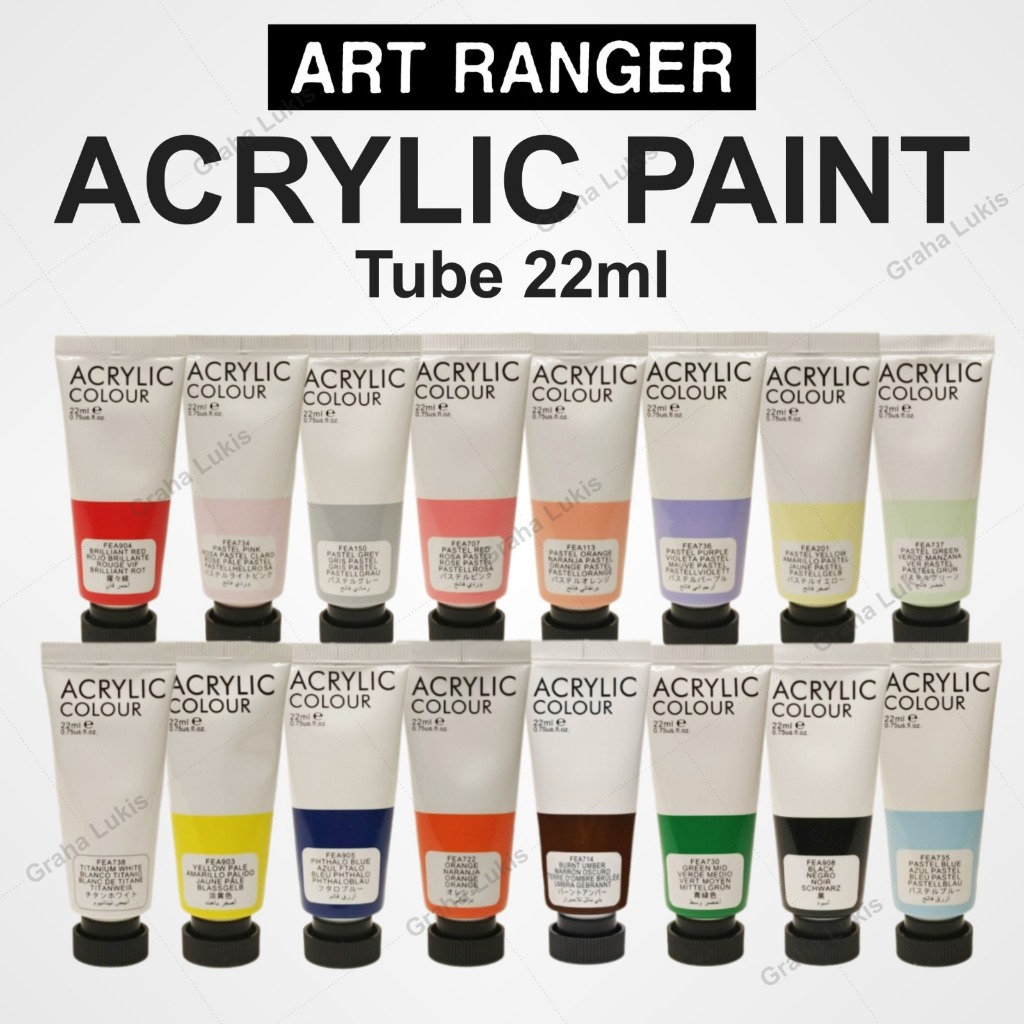 Jual ART RANGER Acrylic Paint / Cat Akrilik Art Ranger 22ML | Shopee ...