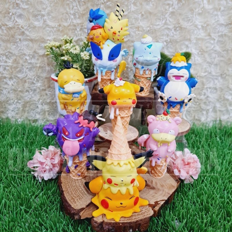 Jual Action Figure Pokemon Ice Cream Cone Satuan Figure Pokemon Ice ...
