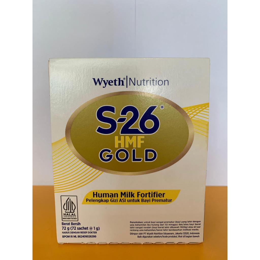 Jual NUTRION S-26 HMF GOLD(S26 Human Milk Fortifier)Pelengkap Asi Bayi Prematur BOX | Shopee ...