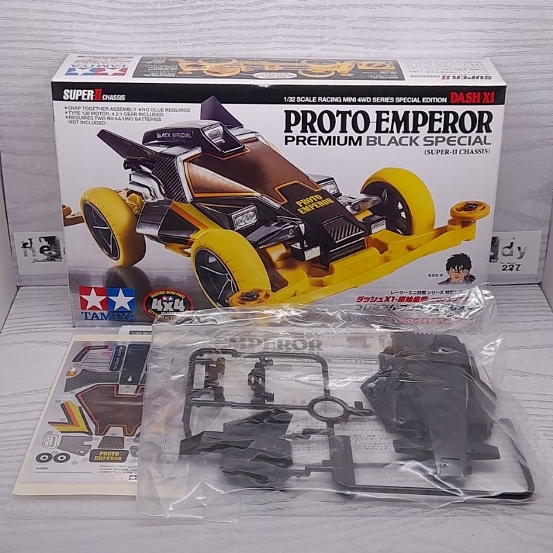 Jual Tamiya Body+Sticker Proto Emperor Premium Black Special Original ...