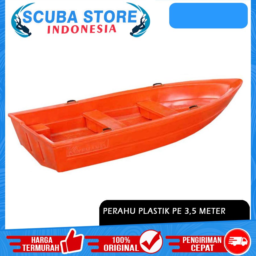 Jual Perahu Sampan Cruiser PE 3,5 Meter Plastik Boat Plastic Boating ...