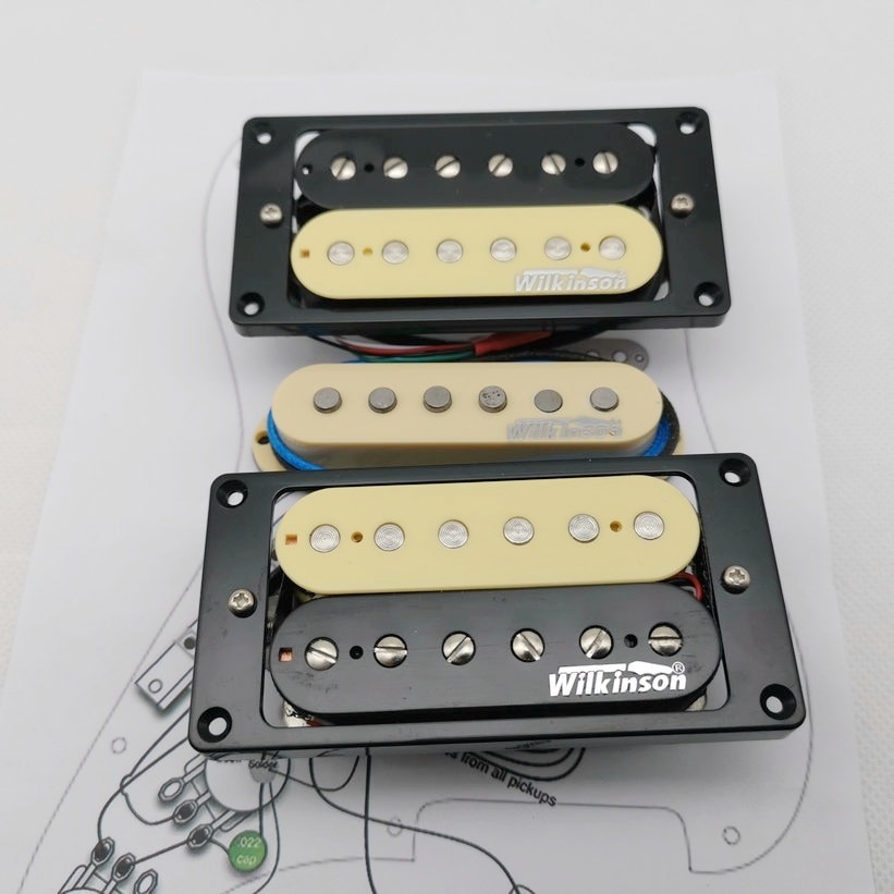 Jual Wilkinson WVH Alnico5 Pickups SSH Humbucker Eleciric Guitar Pickups 1 set | Shopee Indonesia