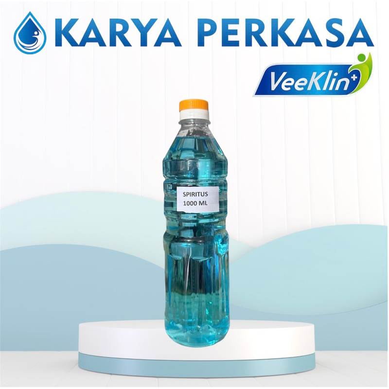 Jual Spiritus / Cairan Lampu Spiritus Biru Laboratorium 1000ml | Shopee ...