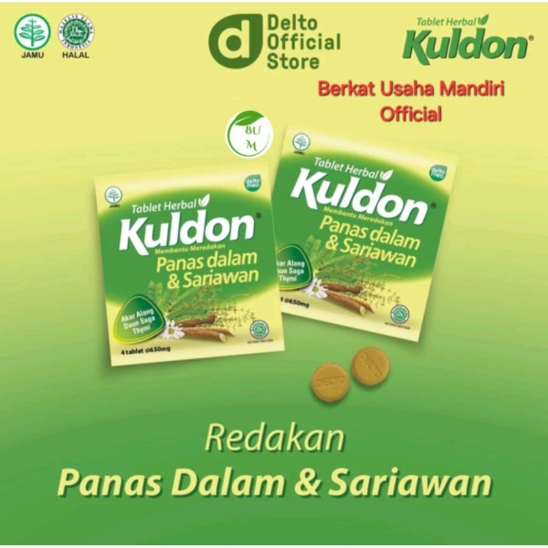 Jual Kuldon Tablet Herbal isi 10strip @ 4tablet | Shopee Indonesia