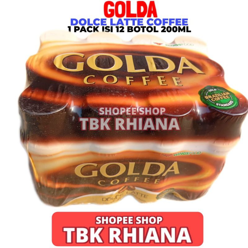 Jual Golda Coffee Dolca Latte 1 Pack Isi 12 Botol 200ml | Shopee Indonesia