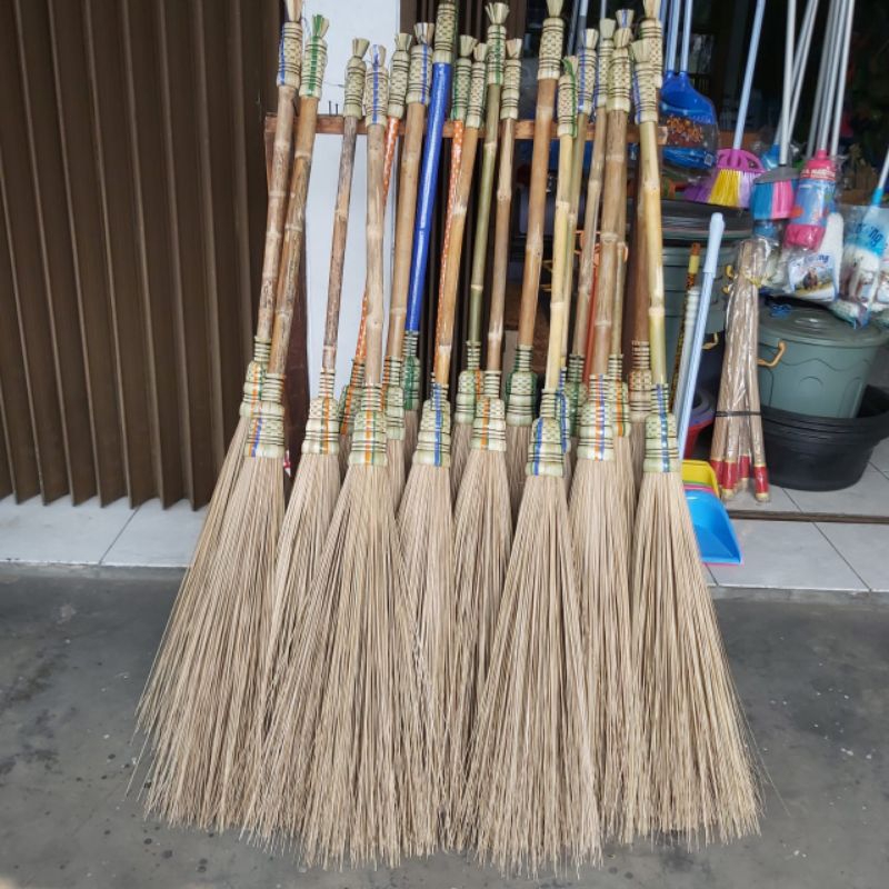 Jual Sapu Lidi Gagang / Sapu Lidi Taman Besar / Jumbo | Shopee Indonesia
