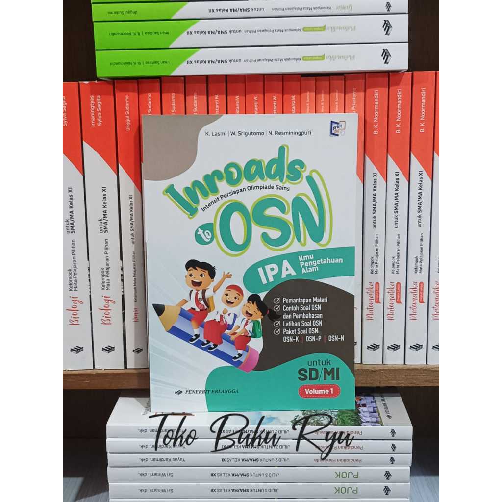 Jual Buku Inroads to OSN IPA SD / Mi Volume 1 Erlangga | Shopee Indonesia