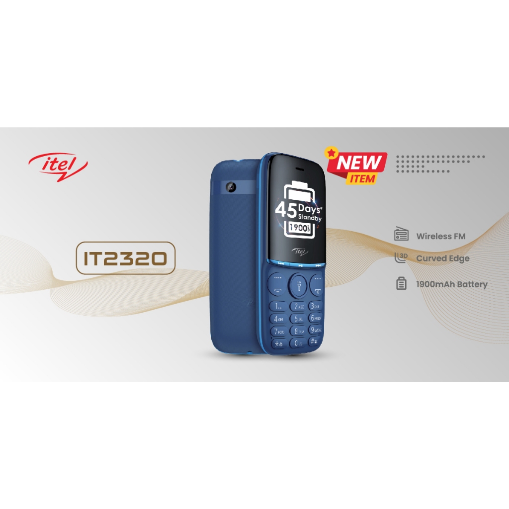 Jual ITEL 2320 FEATURED PHONE garansi resmi itel indonesia | Shopee ...