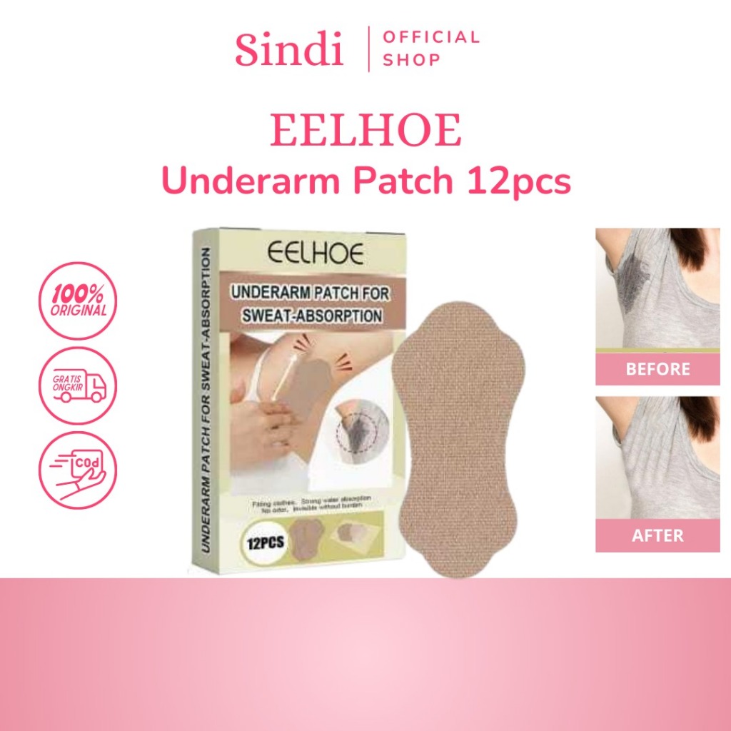 Jual EELHOE Underarm Patch For Sweat 12pcs-Absorption Underarm ...