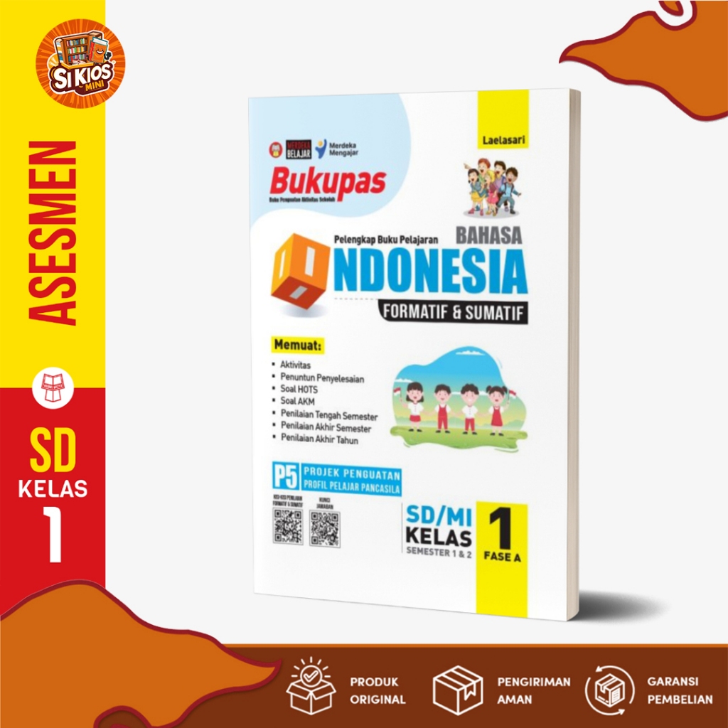 Jual Si Kios Mini - Bukupas untuk Siswa SD/MI Kelas 1 (Buku Latihan Soal Kurikulum Merdeka ...