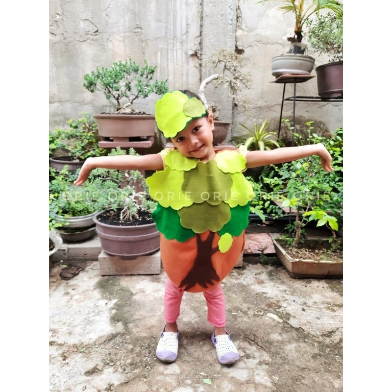 Jual KOSTUM KARNAVAL POHON / BAJU KARNAVAL DAUN ORie Handmade bisa ...