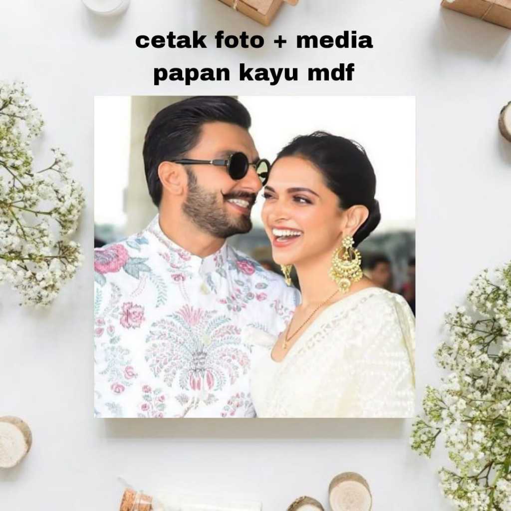 Jual CETAK FOTO UK 12R KOTAK (20X20) + MEDIA PAPAN / KAYU MDF | Shopee ...