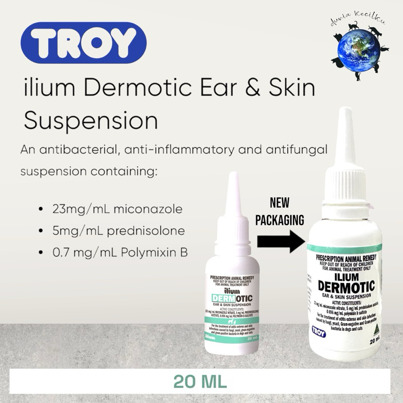 Jual Ilium Dermotic Ear & Skin Suspension illium Obat Tetes Telinga ...