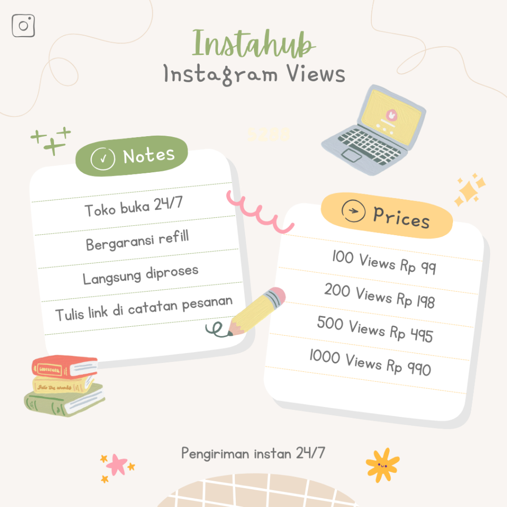 Jual View Reels Instagram Permanen Viewers Reels Instagram Murah Beli Views IG Indonesia ...