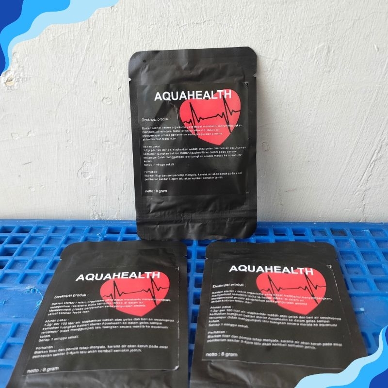 Jual Bakteri Starter serbuk Probiotic Aquahealth untuk aquarium ...