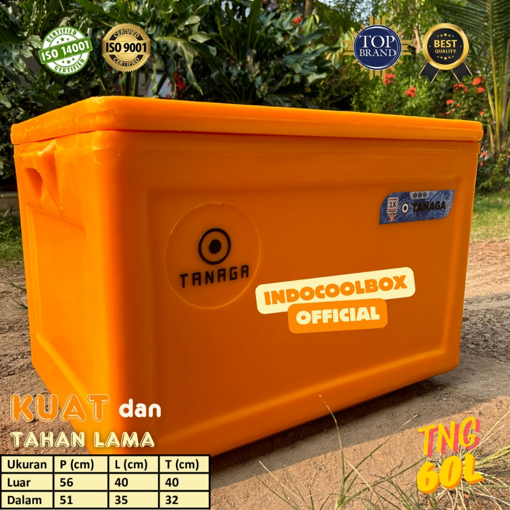 Jual Cooler Box Tanaga 60 Liter Termos Es Kotak Tempat Es Batu Daging ...
