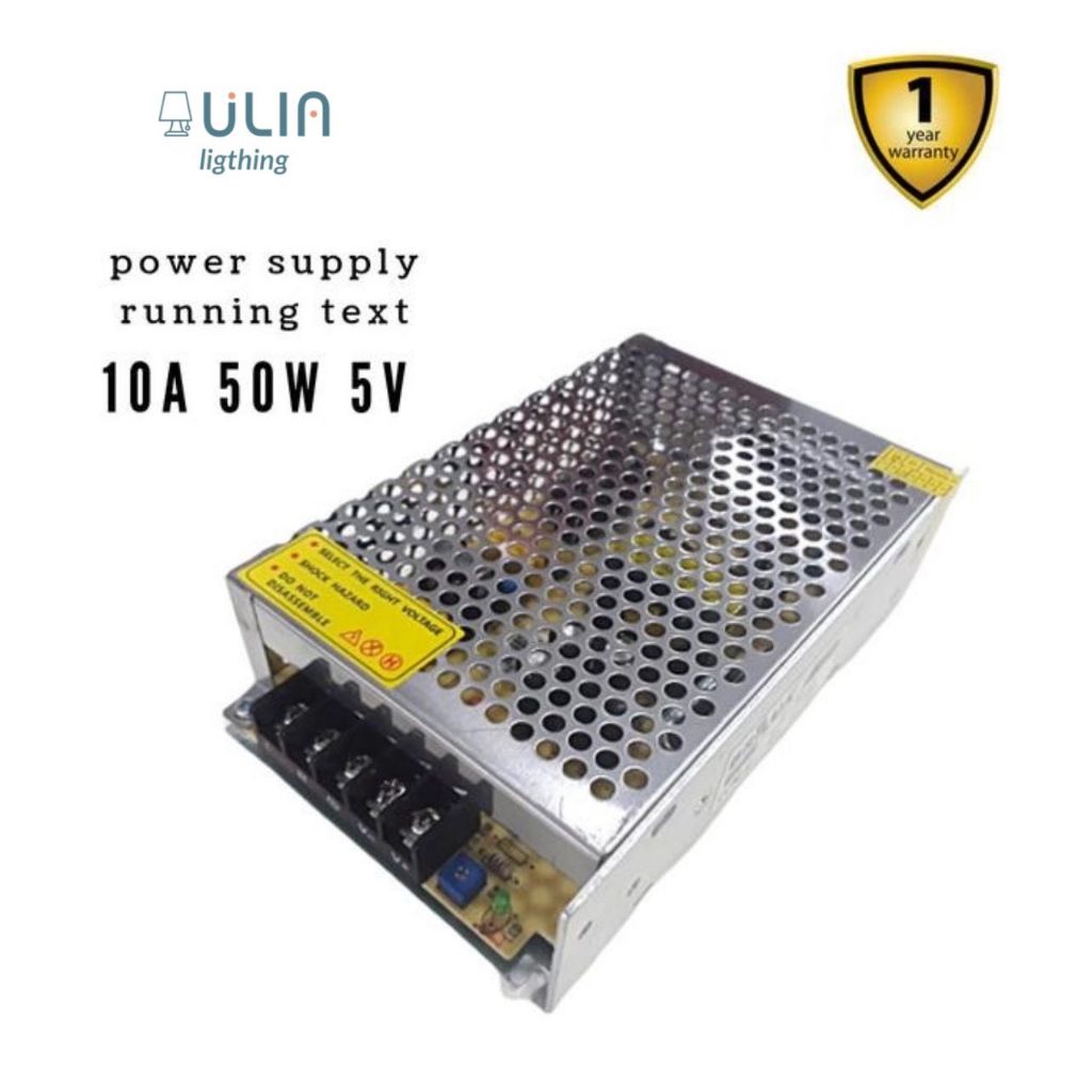 Jual POWER SUPPLY 5V 10A SWITCHING - TRAVO 5 VOLT DC 5 AMPERE 50W PSU | Shopee Indonesia