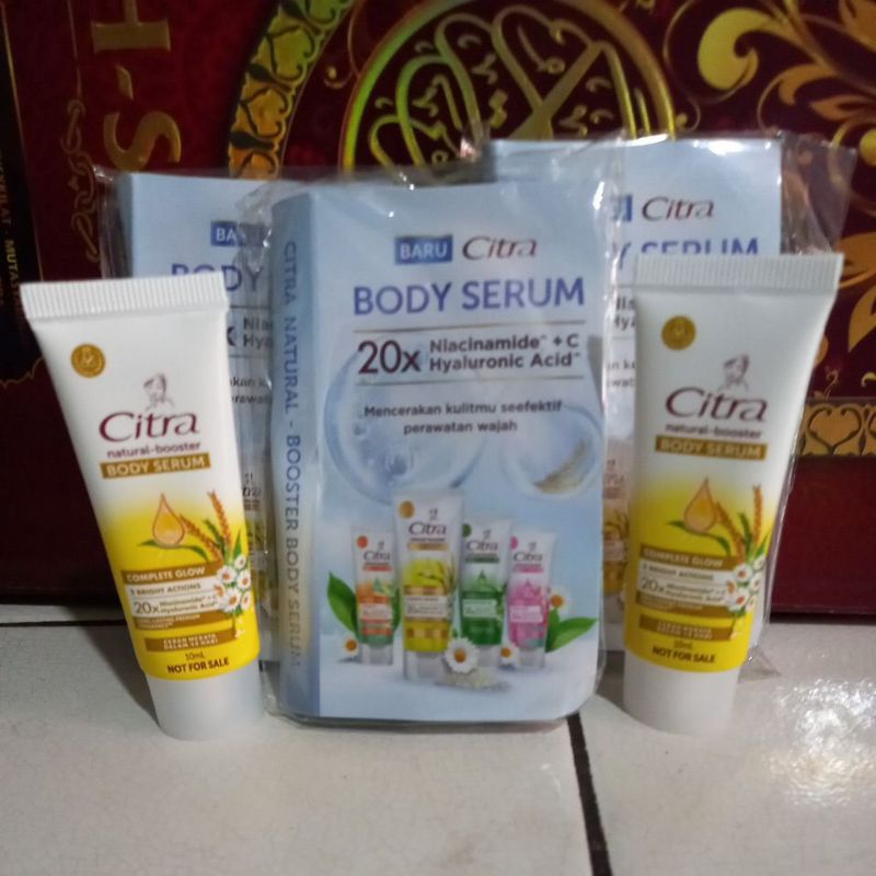 Jual Citra Body Serum Complete Glow 10 ml | Shopee Indonesia