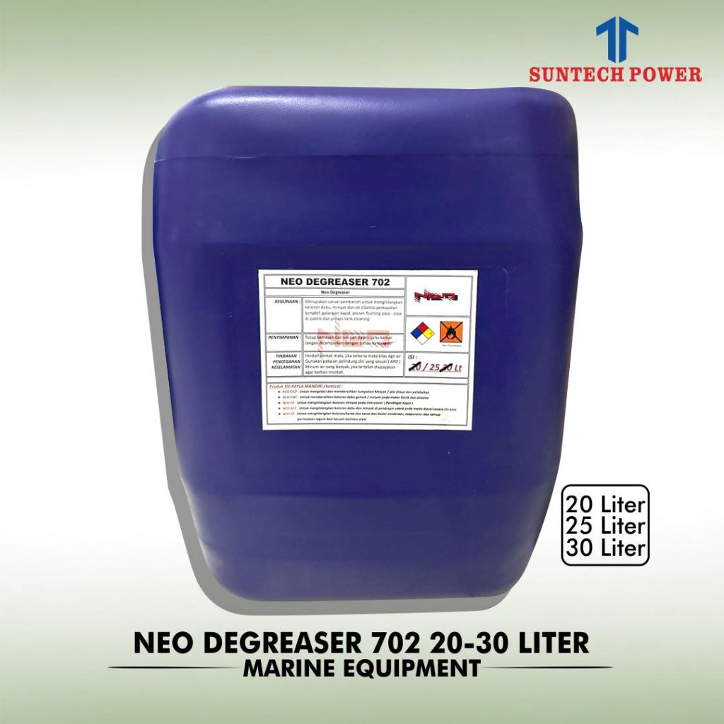 Jual Neo Degreaser 702 Cleaner Pembersih Mesin Minyak 25 Liter Water ...
