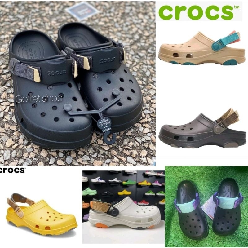 Jual Sandal crocs Classic All terrain / Sandal Crocs Pria / Crocs Classic | Shopee Indonesia