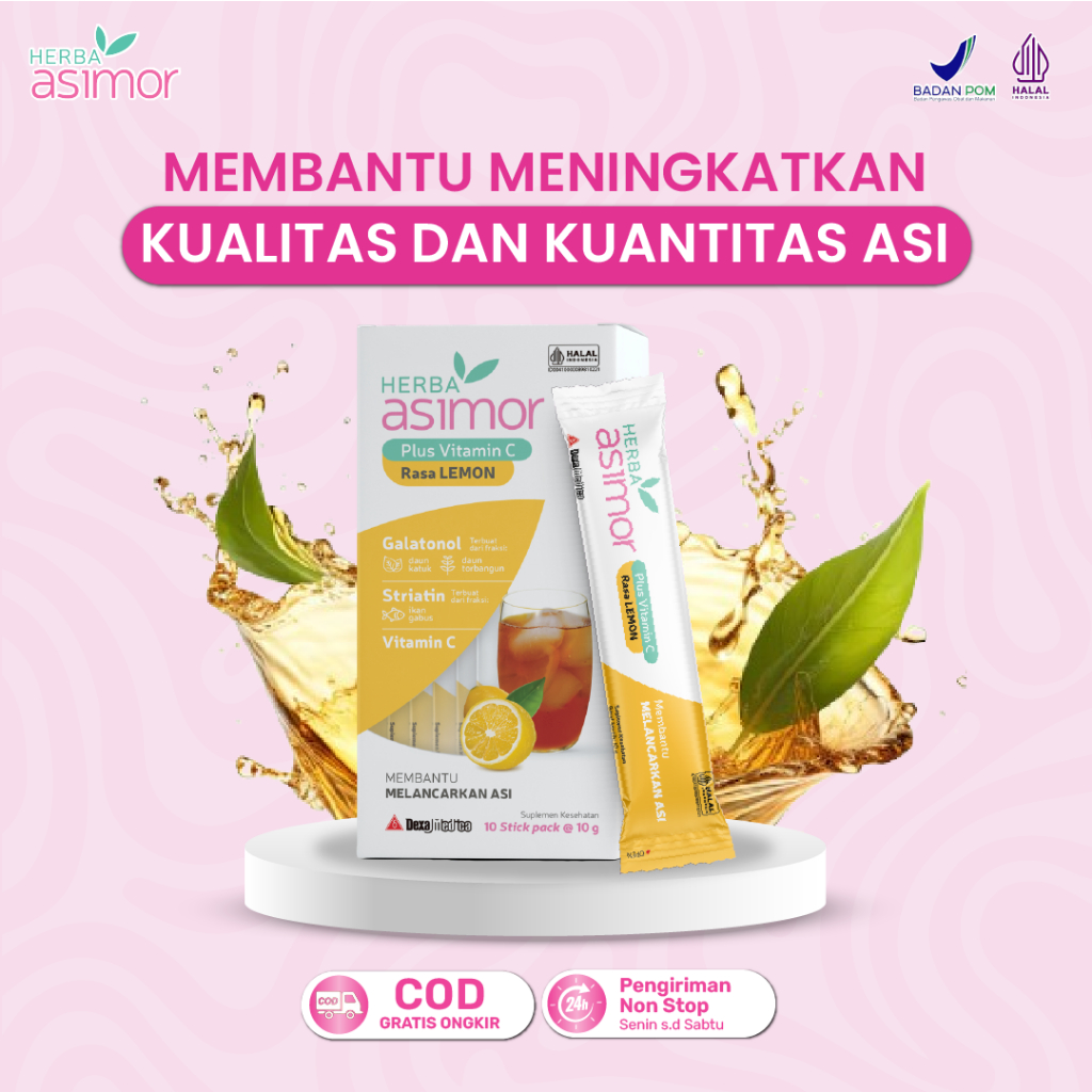 Jual Herba Asimor Drink Minuman ASI Booster Pelancar ASI - Rasa Lemon ...